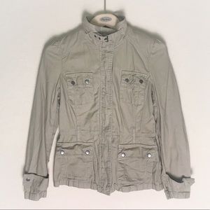 Converse | Jackets & Coats | Converse One Star Utility Jacket Beige ...